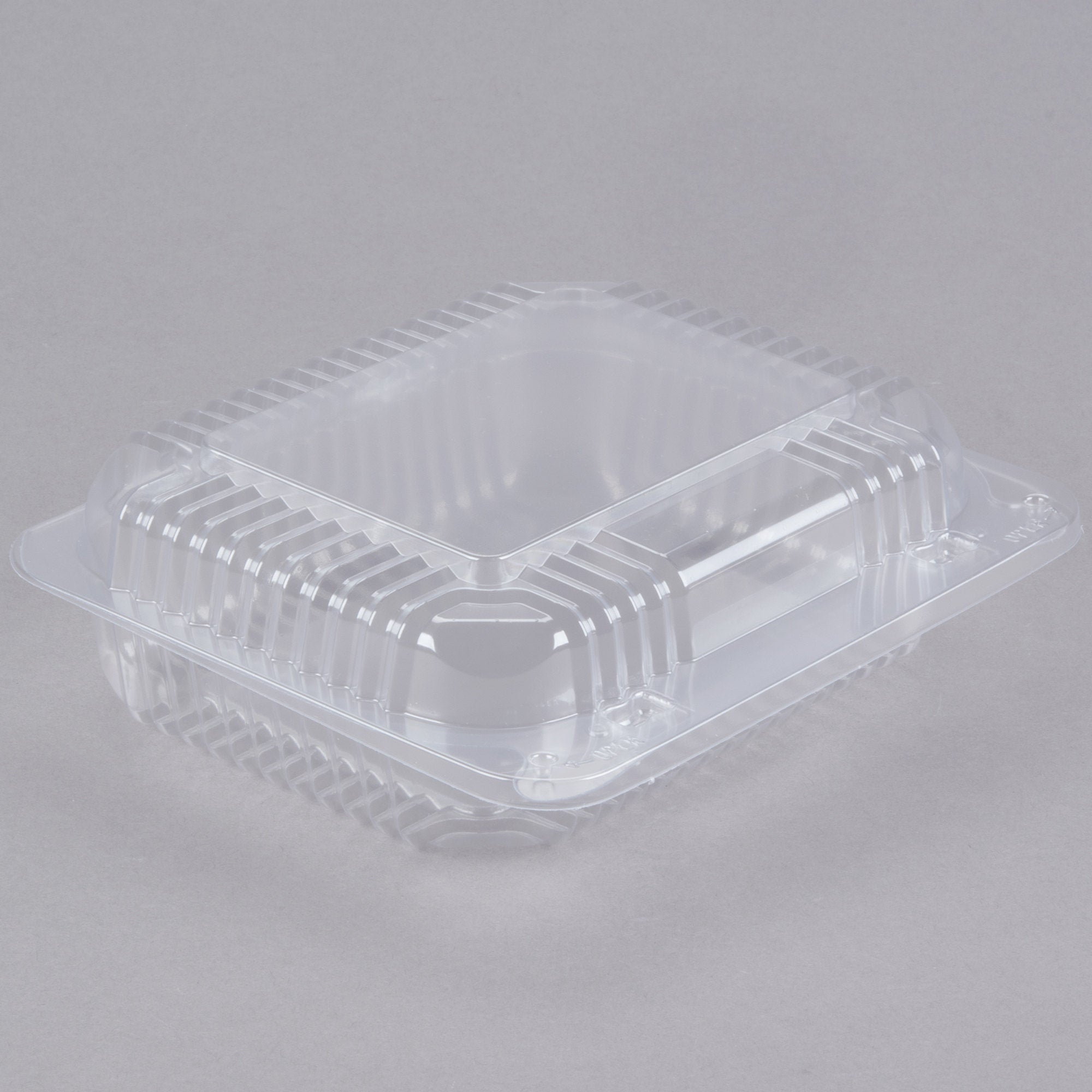 Clear Hinged Plastic 7" Small Oblong Container - Savvy Supply