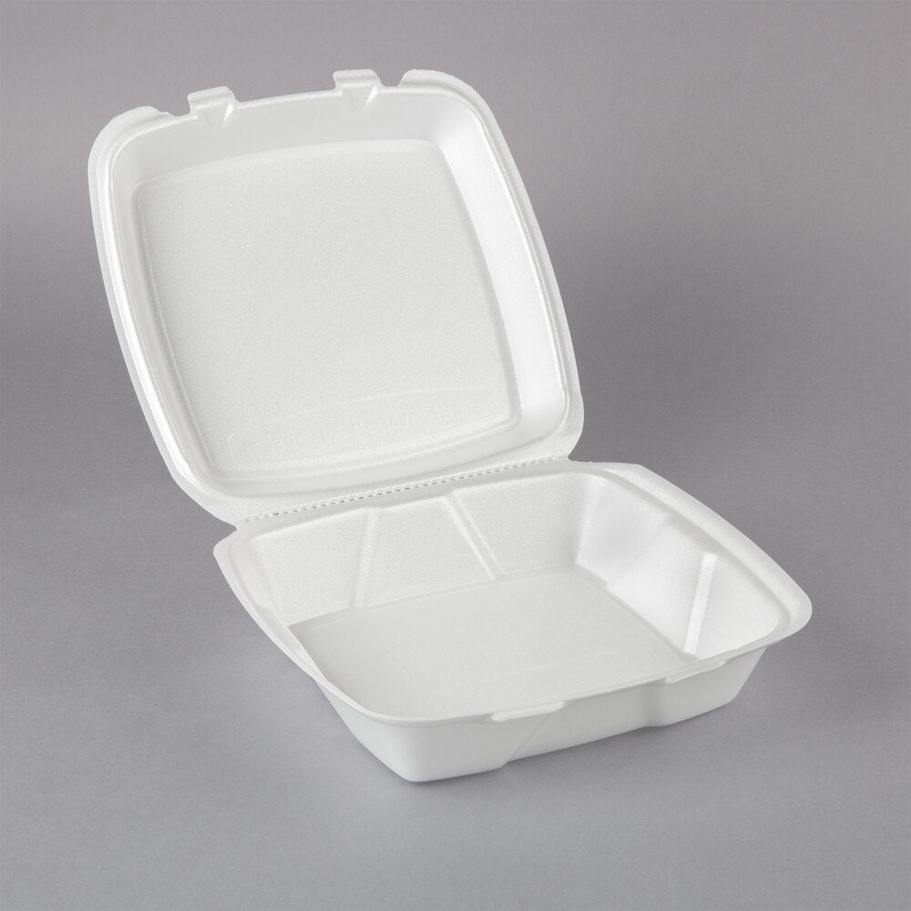 Foam Hinged Container 1Comp. - Savvy Supply